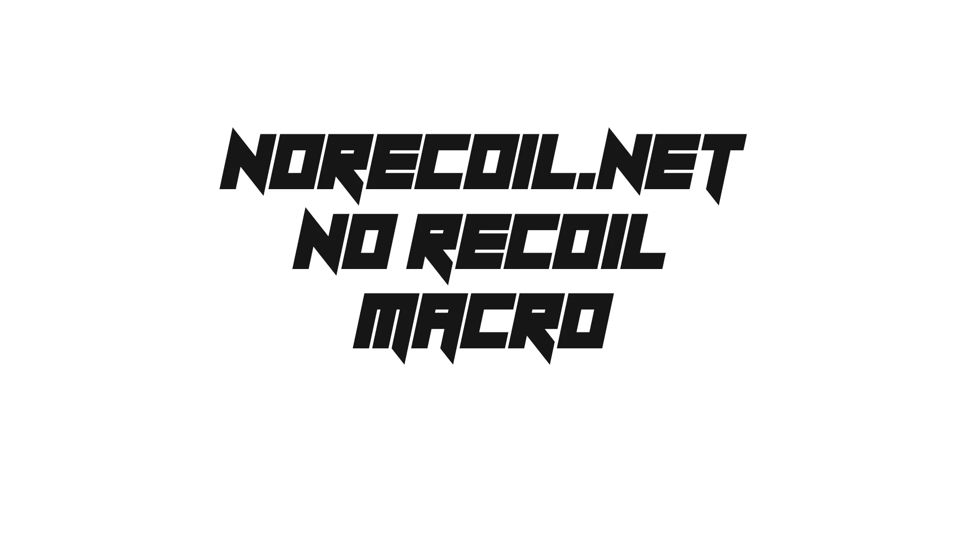 NoRecoil.Net : Fournisseur de Macro Sans Recul | No Recoil Script